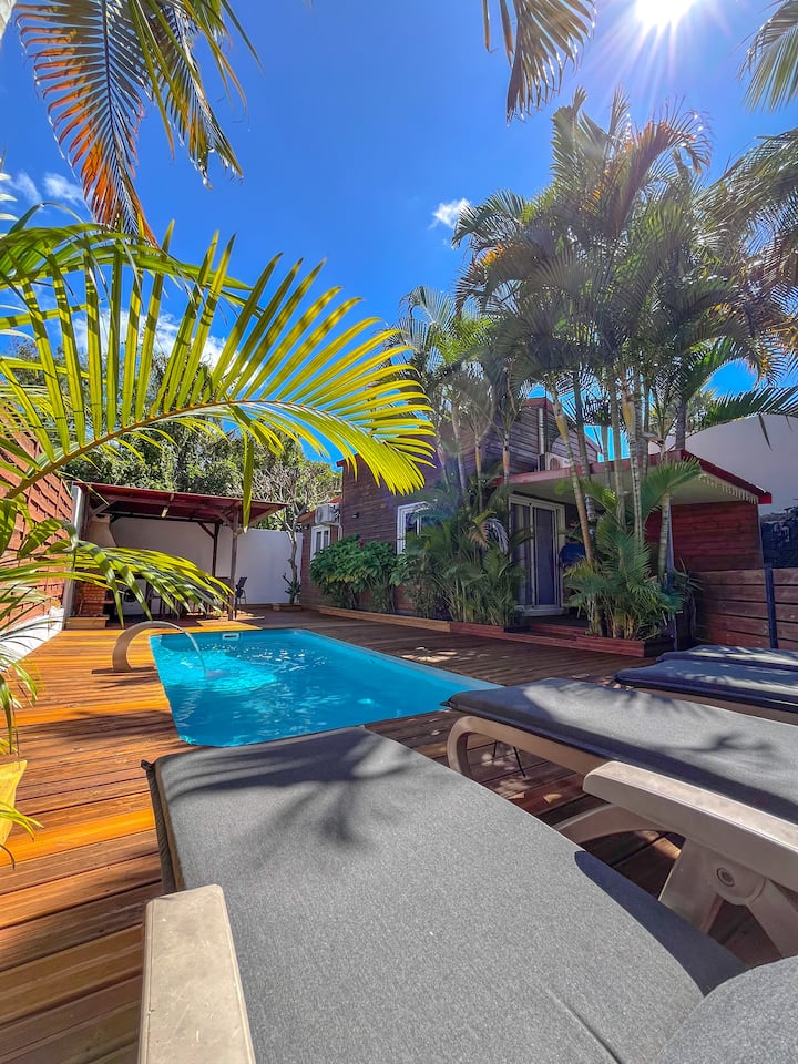 Bungalow Avec Piscine Privée - La Réunion