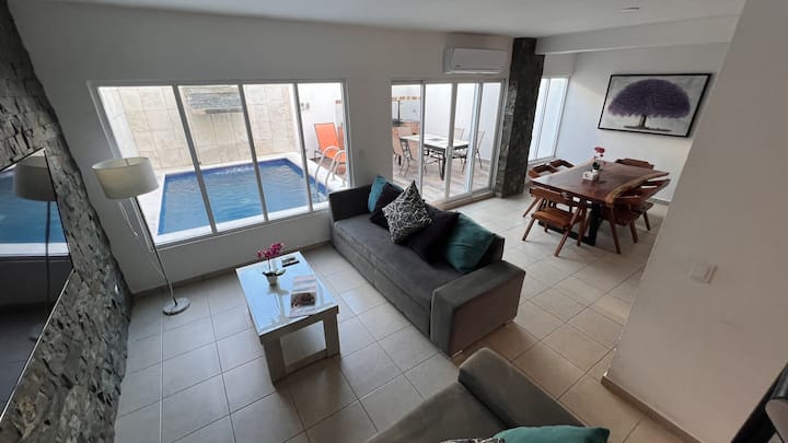 Casa Con Parrilla & Piscina Privada Por Santuario - Cancún