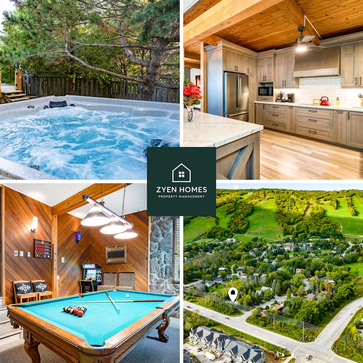 Ski In/out Chalet Hot Tubs Sauna Fireplace - Collingwood