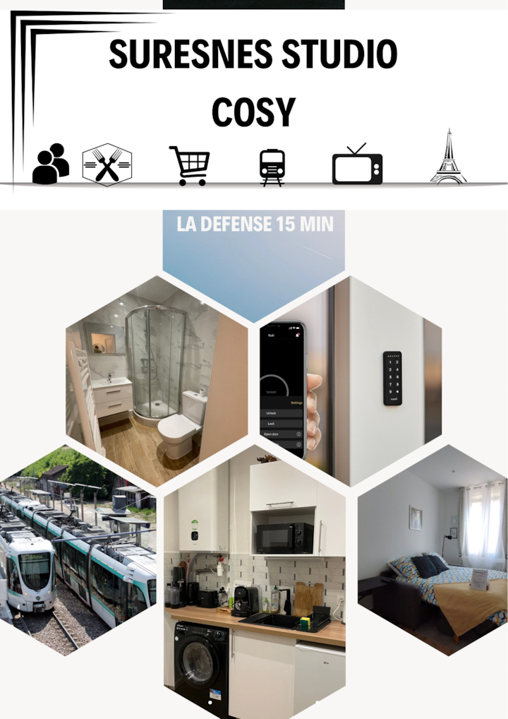 Suresnes Studio Cosy Proche De La Défense - Suresnes