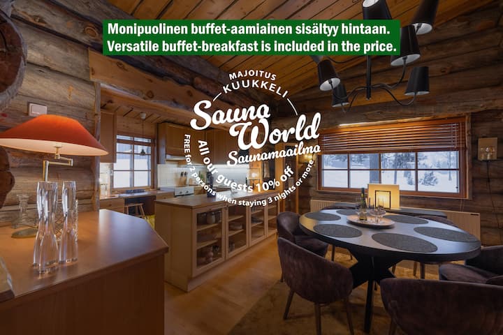 Kuukkeli Log Houses Teerenpesä - Premium Suite A48 - Saariselkä