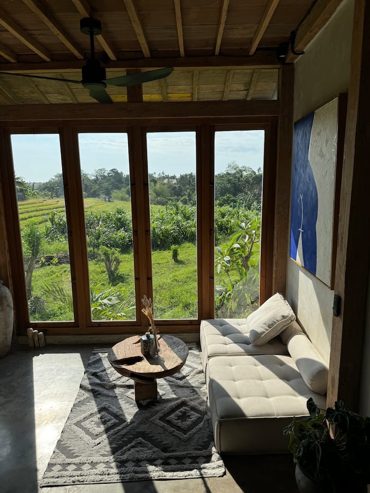 Glass Cabin In The Middle Of The Rice Paddies - Bali