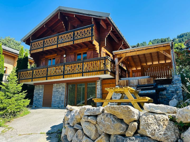 Chalet Individuel 8 Pers. Jacuzzi Ext. à Chatel - Châtel