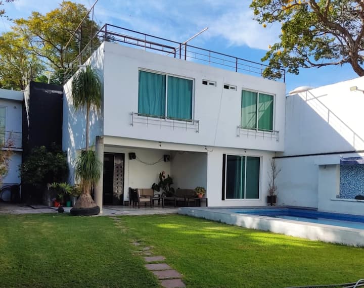 Hermosa Casa Con Alberca En Oaxtepec - Cuautla