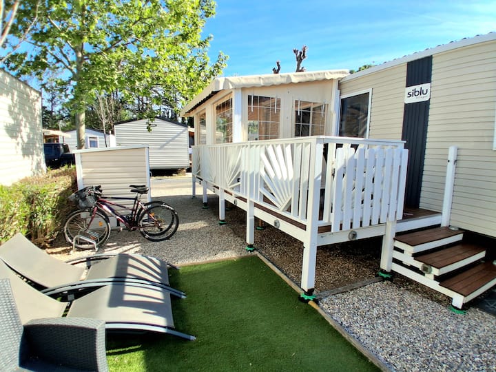 Mobil Home 4/6 Couchages La Carabasse Vias Plage - Vias