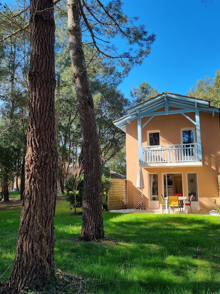 Maison Familiale 6 Personnes, 3 Chambres, Piscine - Vieux-Boucau-les-Bains