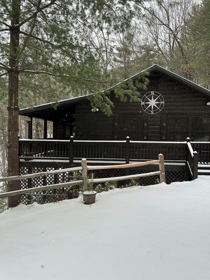 Sunset On The Ridge Cabin With Outdoor Fireplace - Ellijay
