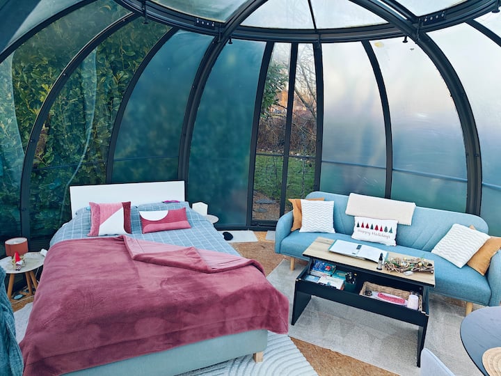 Dôme Romantique Avec Vue Panoramique Sur La Nature - Verlaine