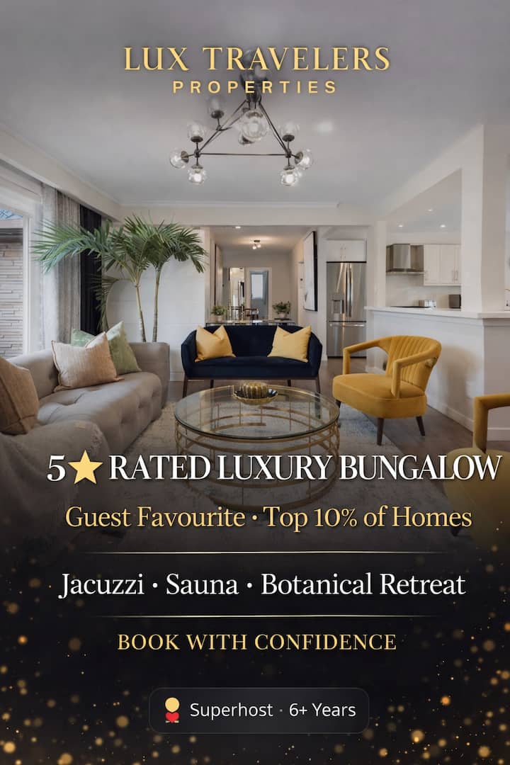 Botanical Garden 3bd Home /Outdoor Jacuzzi & Sauna - Toronto