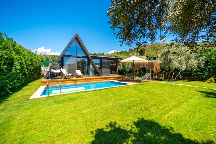 Tam Korunaklı Havuzlu , Jakuzili Bungalov - Fethiye