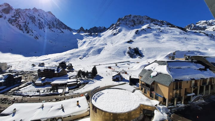 Studio Au Pied Des Pistes Avec Vue Imprenable. - La Mongie