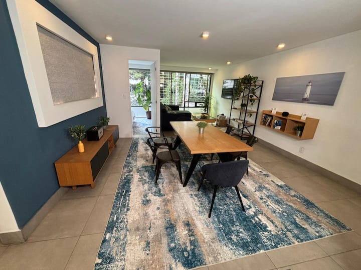 3br Condo In Condesa W/ Ac, Gym & Rooftop - Ciudad de México