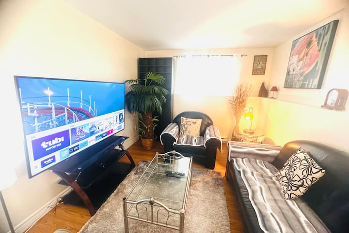 Full 1-bed Apartment, Beautiful  W/ 65 Inch Tv - 聖約翰