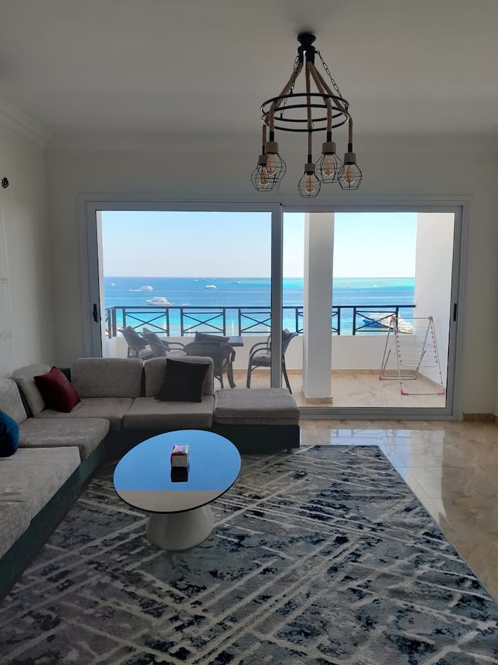 Sea View ,Beach In Front ,City Center 3 Bedroom 07 - Hurghada