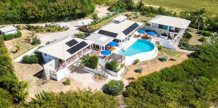 5br Modern Caribbean Luxury With Pool & Bay Views - Anguilla
