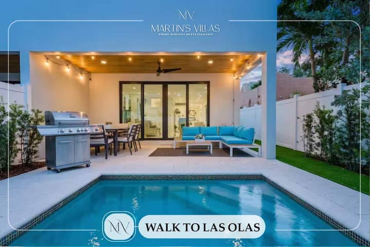 Walk To Lasolas | 4br | Htd Pool | 5 Mins To Beach - Fort Lauderdale