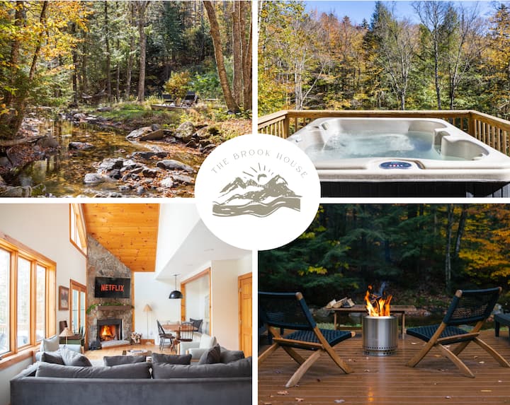 Private Brook Chalet: Hot Tub, Fire Pit, Mt. Snow - Vermont