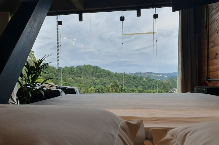 Studio Industrial C/ Vista Incrível Próx Capivari. - Campos do Jordão