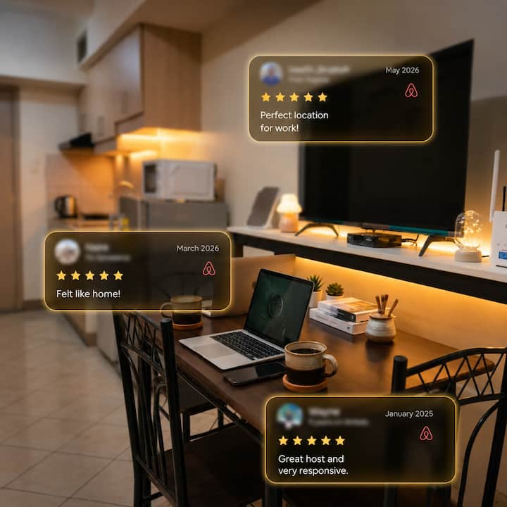 Mandaluyong Cozy Condo | Wifi City View | Mrt Shaw - Makati