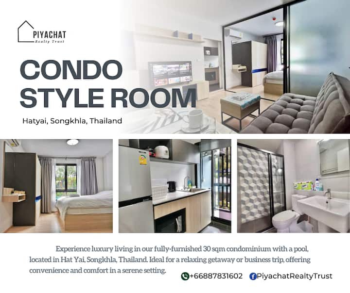 Piyachat1, Condo Style (Min28nights)​ - Hat Yai