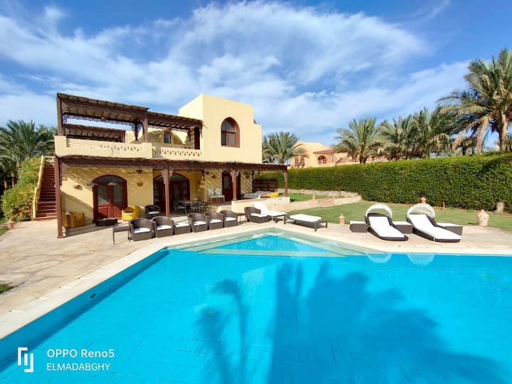 North Golf Villa 4br Pool & Lagoon - Hurghada