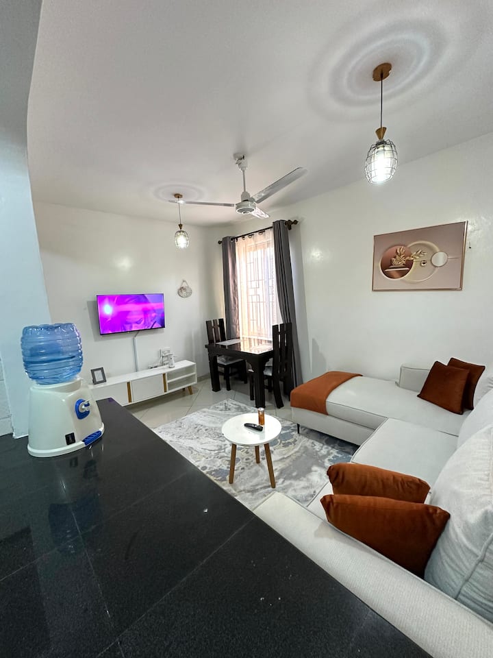Nyali 1br Ac & Parking Near Quickmart Links Rd - Mombasa