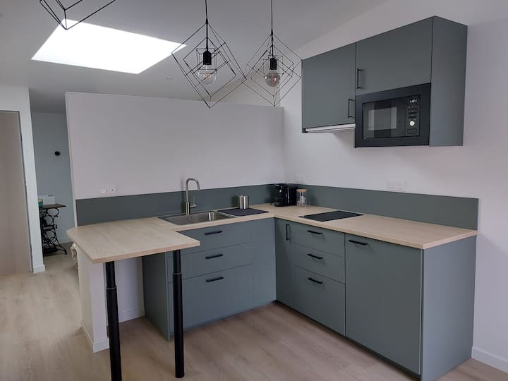 Studio Dans Quartier Calme à Rennes, 10 Min Gare - Rennes