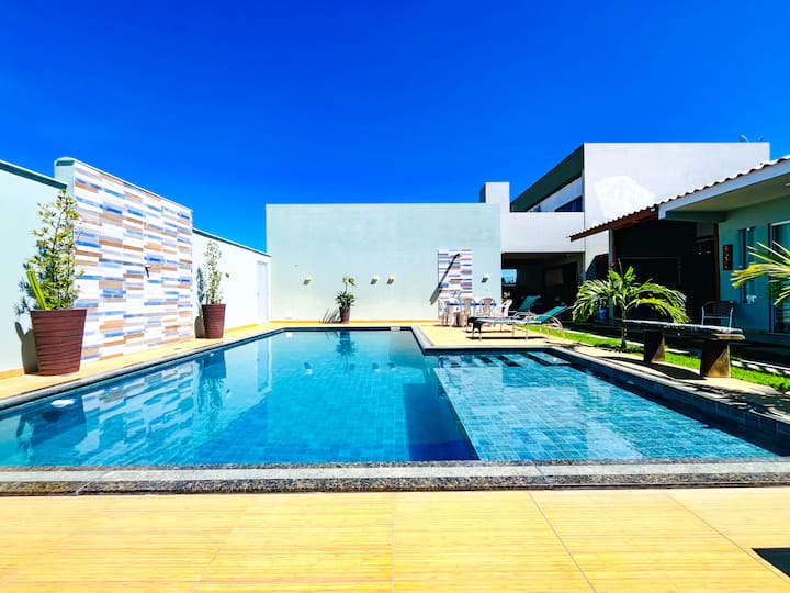 Suíte, 350m Da Praia, Piscina E Ar Condicionado - Prado