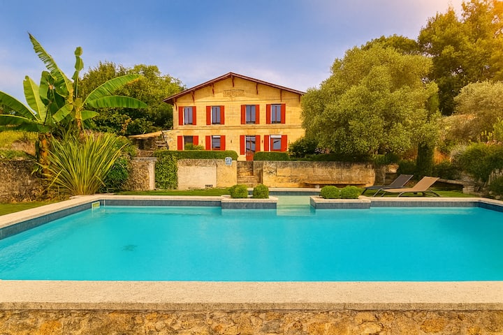 Labarre Avec Sauna Et Cheminée Près De Bordeaux - Gironde