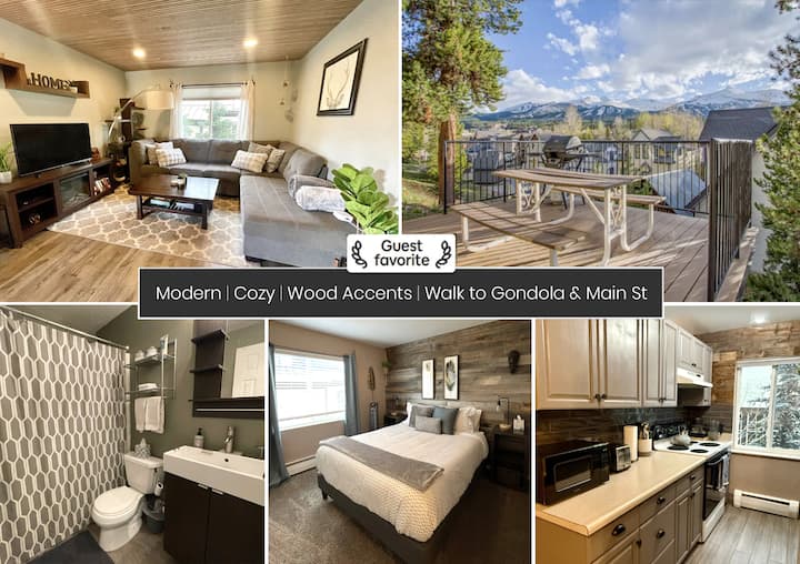 Modern & Cozy Condo. Easy Walk To Gondola & Main! - Breckenridge, CO
