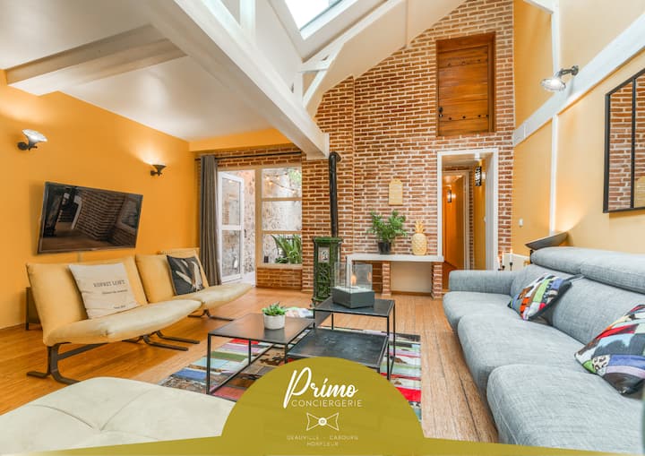 Loft Honfleurais 10 Personnes - Coeur Historique - Honfleur