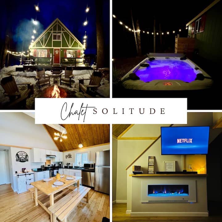 Chalet Solitude; Private Hot Tub/skiing/firepit - Arrowhead Lake, PA