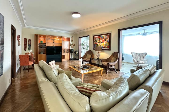 Penthouse 5 Mins  Copacabana Beach! Side Sea View! - Rio de Janeiro