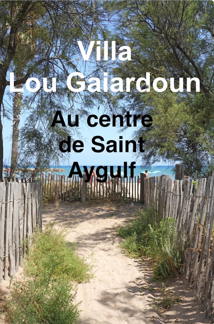 Villa Lou Gaiardounst Aygulf Mer &Commerces à Pied - Var