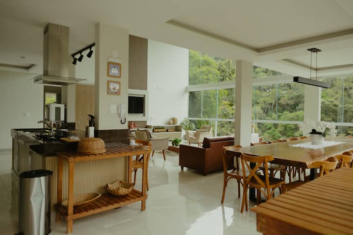 Casa 5 Suítes - Vista Do Ipê -Domingos Martins/es - Domingos Martins