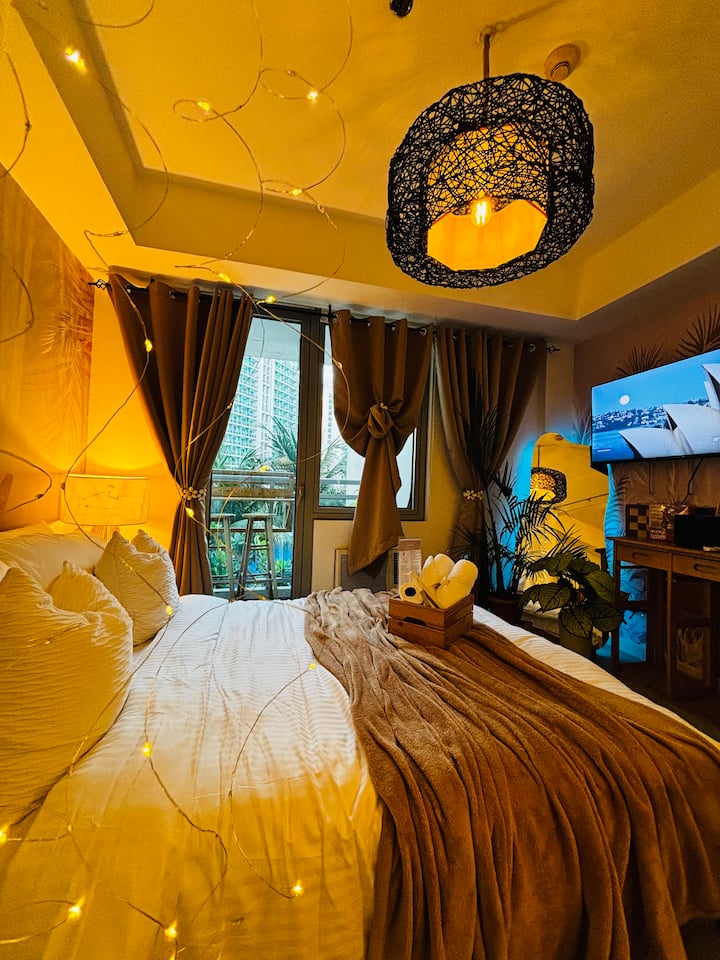 Azure Beach View - Positano Comfy Suite - Parañaque