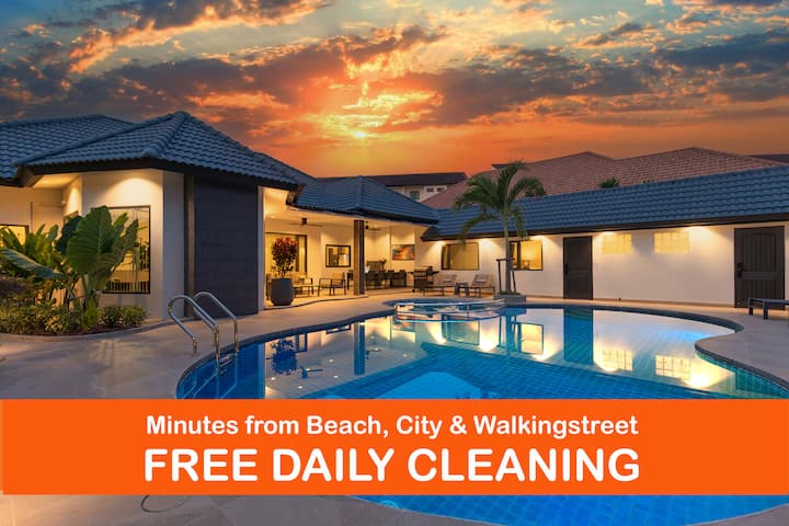 Villa Pattaya Hill, Minutes To Beach And City - Rayong