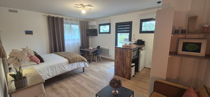 Studio Climatisé Ds Villa, Quartier Calme - Balma