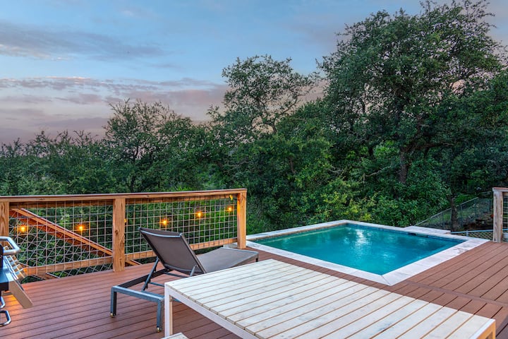 Sunset Views + Heated Pool | For Groups & Families - Canyon Lake, TX