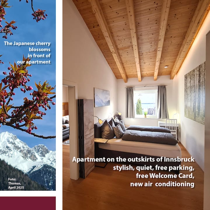 2-room Apartment, Parking Space, A/c, 2-3 People - Innsbruck