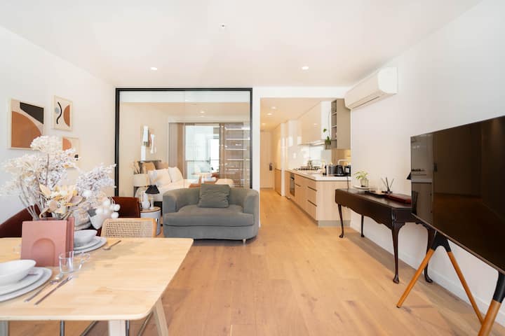 Simplistic Zen 1b Southbank Apt Freeparking - Brighton, Australia