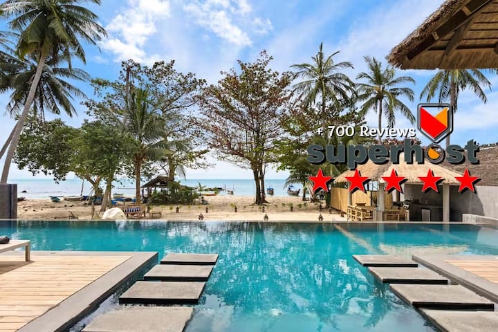 Private Beach Villa With Sunset Views-on The Sand - Ko Pha Ngan