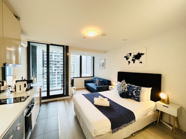 Hdss08/innercbd/1min->station/free(pool/gym/tram) - Melbourne