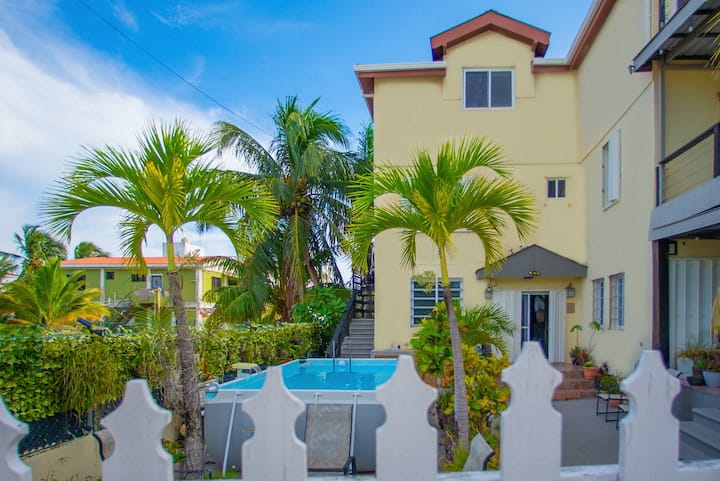 Home, 2 Top Floors Sea Front Property - Belize