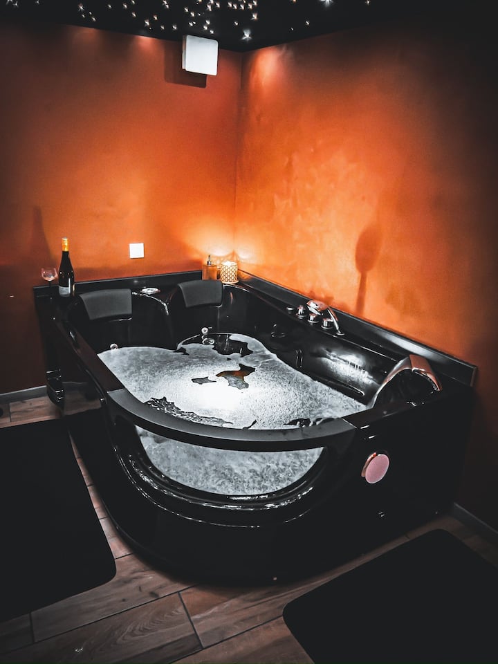 Le Gîte éToilé Avec Baignoire, Douche Et Sauna. - 멍스떼흐