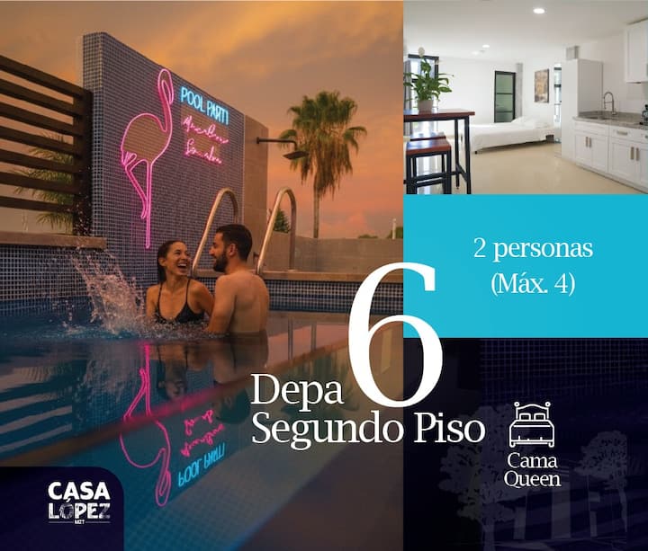 Casa Lopez Mzt / Modern Loft 6 / Rooftop Pool - Mazatlán