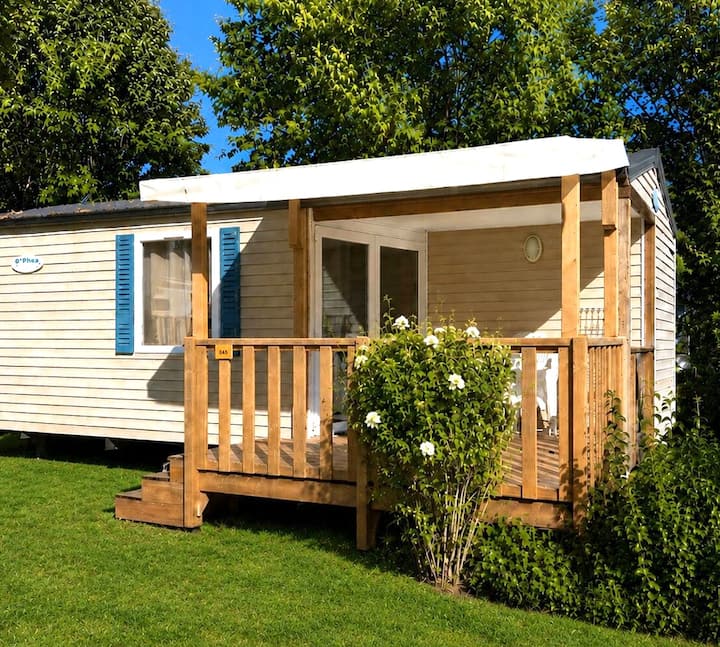 Mobil Home Alsace Proche Europa Park&colmar-4pclim - Breisach am Rhein