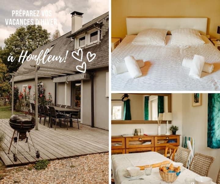 Gîte 11 Personnes à La Campagne à 2 Min D'honfleur - Plage de Pennedepie