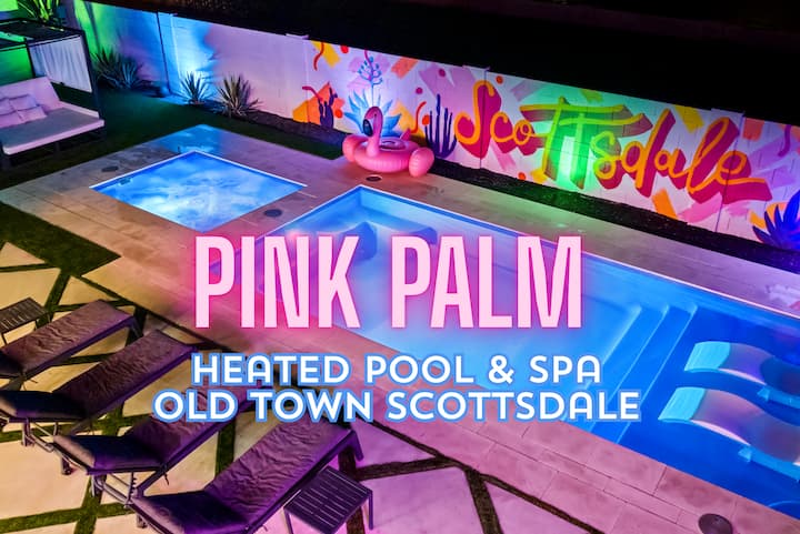 The Pinkpalm | Heated Pool! | 7 Min To Old Town! - Scottsdale, AZ
