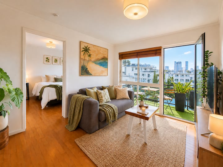 Stylish City View Apartment | Uq, Cbd & Mater - Brisbane